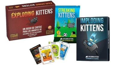 Exploding Kittens + Imploding Kittens + Streaking Kittens Printable