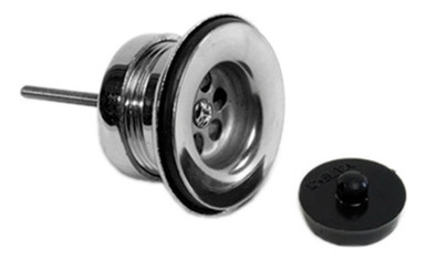 Delta Chrome Stainless Steel Sink Plunger with Nut 543
