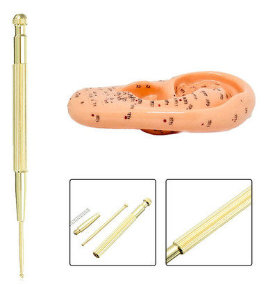 Renkai Auriculotherapy Palpador + Original Chinese Ear Acupuncture Model