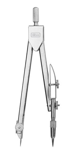 Tilibra Metal Compass with Linear Tape C502 with Case