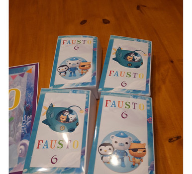 Customizable Birthday Treat Bags x10 Octonauts