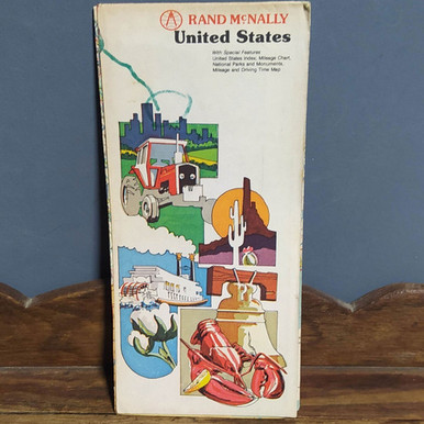 Rand McNally Political Map of the United States, 1982 Edition