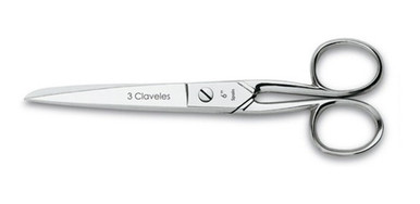 3 Claveles Sewing Scissors 15 Cm Made In Spain