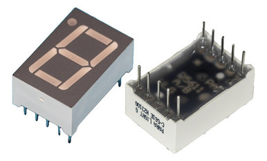 High Tec Electronica 7 Segment Display Red 19 X 12.7mm X 2u Htec