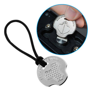 Coin Key - Quick Release Tightening Screwdriver for Cameras