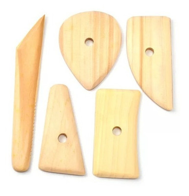 Generic Set of 5 Wooden Slats - Ceramics