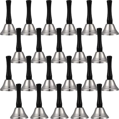 Boao 24 Hand Bells, Service Bells in Steel
