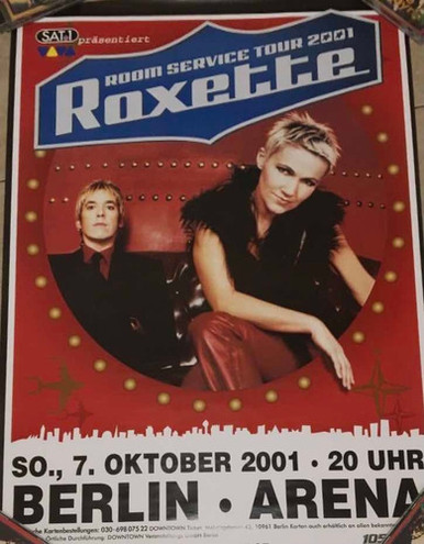 Roxette Poster Room Service Tour