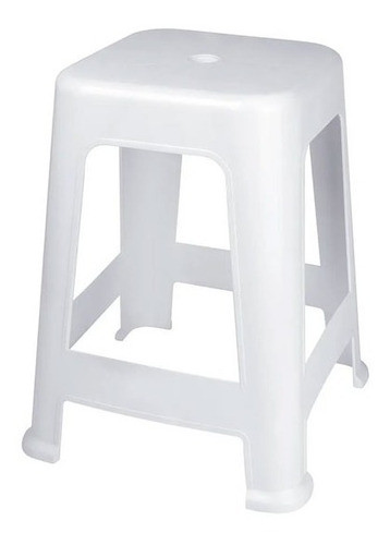 Mor Plastic Stackable White Bench