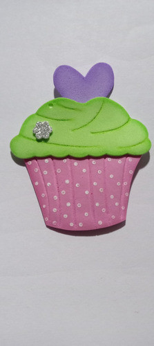Eva Foam Figures/Cupcake Embellishments Set of 10 Units