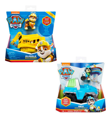 Sunny Kit Paw Patrol Rex and Rubble Vehicle