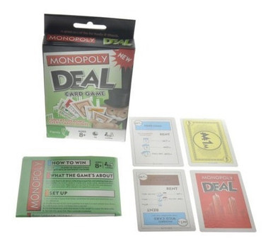Monopoly Playing Card Game - Complete Set with Instruction Sheet