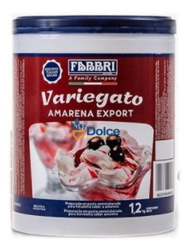 Fabbri Variegato Amarena 1.2 Kg Sauce for Pastry and Ice Cream