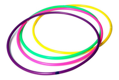 DTS 10-Pack 60 cm PVC Hula Hoops for Gymnastics Training