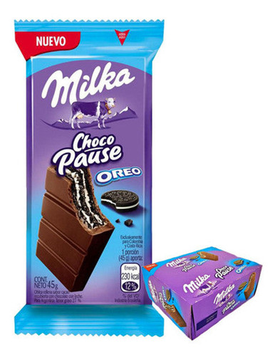 Milka Choco Pause Oreo Milk Chocolate Coated Wafers with Chocolate ...