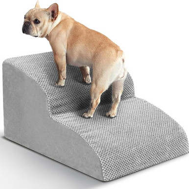 Heeyoo Small Dog Stairs, Foam Ramp for Dogs