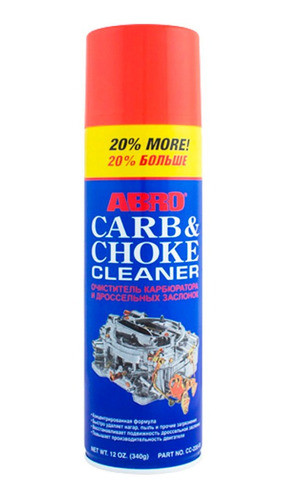 Abro Carburetor Cleaner 340 Gr - Imported from the USA