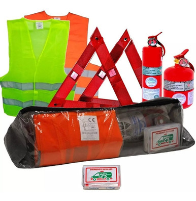 Lecar-Autopartes Emergency Kit 5/1 VTV - Flare, Vest, Fire Extinguisher ...