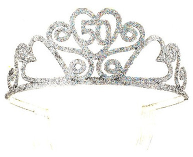 Forum Novelties Novelas Del Foro 50th Birthday Glitter Tiara