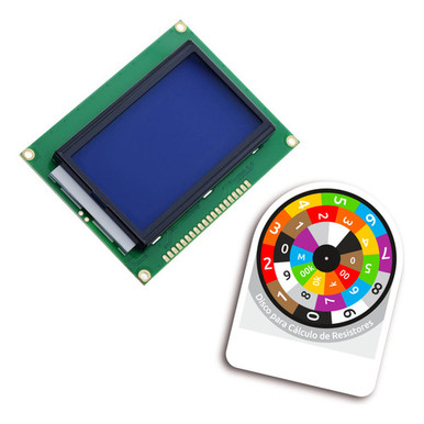 Instituto Digital 5 Display LCD 128x64 Graphic Backlight Blue for ...