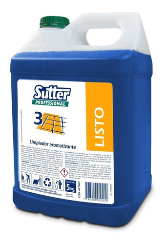 Sutter Neutral Floor Cleaner Ready to Use 5 Liters