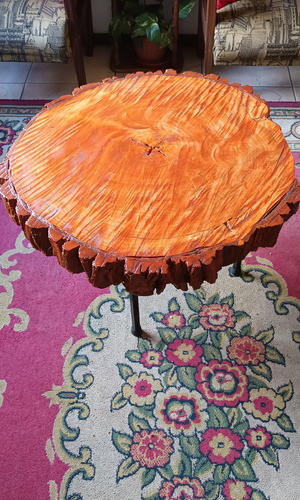 Rustic Wood Round Table