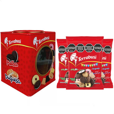 Terrabusi Sweet Cookie Variety + Tin - Combo
