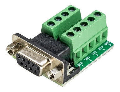 Generic 10 X DB9 Female To Terminal Block Adapter Module