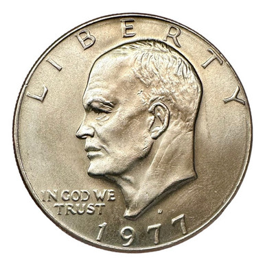 United States - 1 Dollar - Year 1977 D - Km #206 - Eisenhower