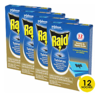 Raid Insecticide Fly and Mosquito Tablets Pack of 48