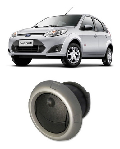 Ford Diffuser Air Grille Silver for Fiesta 2008-2014