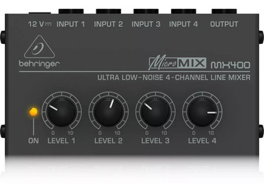Behringer MX 400 4 Channel Mixer Studio Live 12V