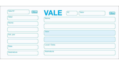 Tilibra Kit of 20 Units Vale with Stub 50 Sheets