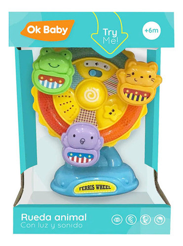 OK Baby Animal Wheel with Light and Sound
