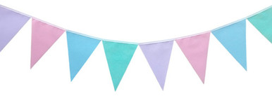 Friskuba Banderines De Tela Friselina Colores Pastel X 20 Metros