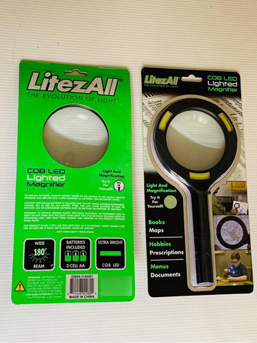 Lupa Litezall LED Lighted Magnifying Glass - 11 cm Diameter