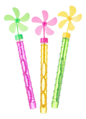 Super Burbuja 20 Large Bubble Wands - Pinwheel Birthday Souvenirs