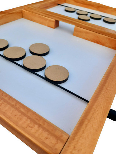 MTJuegos Sling Puck Game Pucket Mini Tejo Board Game