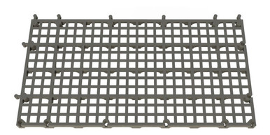 IW8 Modular Plastic Flooring 50x25 for Locker Room (Set of 8)