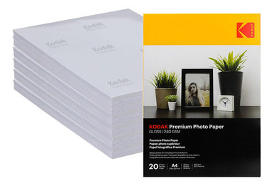 Kodak Premium A4 Glossy Photo Paper 240g 500 Sheets Bulk