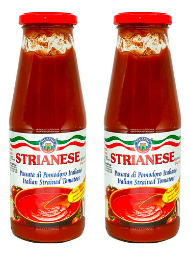 Strianese Passata Di Pomodoro 680 Gr. Pack X2
