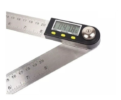 Importweb Goniometer Digital Angle Measuring Tool Stainless Steel 200mm