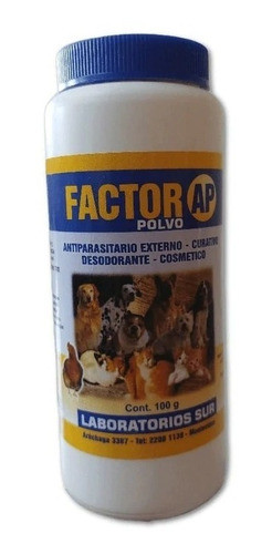 Factor Ap Powder 100 Grs External Antiparasitic Sur