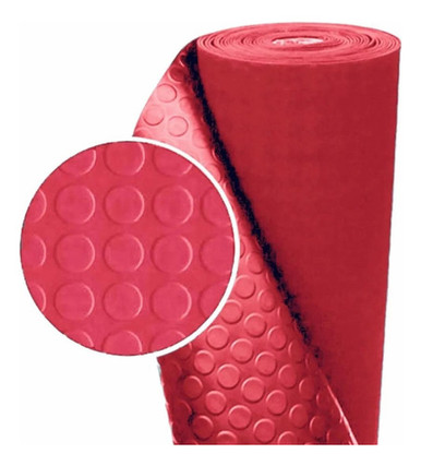 Vale Borrachas Anti Noise Rubber Floor 3mm 1.00x0.80 Red