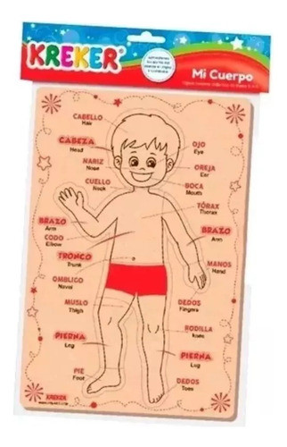 Eva Magic Human Body Puzzle with 18 Pieces