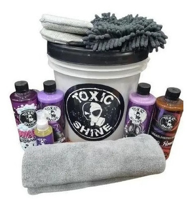 Toxic Shine Professional Car/Moto Washing Kit Complete