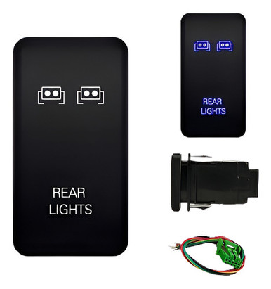 Mictuning Blue LED Rear Light Switch