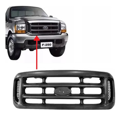 Ford F100 Duty Grill 2000 2001 2002 2003 2004 2005 Gray
