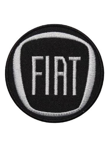 Indupym Heat-Transfer Embroidered Patch Logo Fiat 7.5 Cms