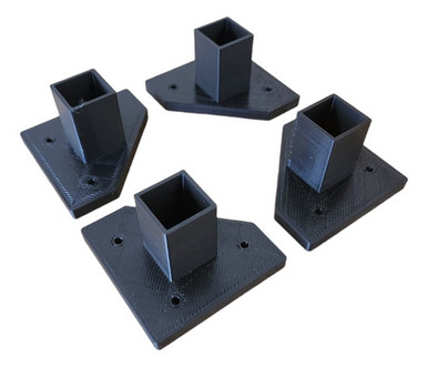 Bs.Impresiones3D Set Gazebo Foot Replacement Connection - 4 Units